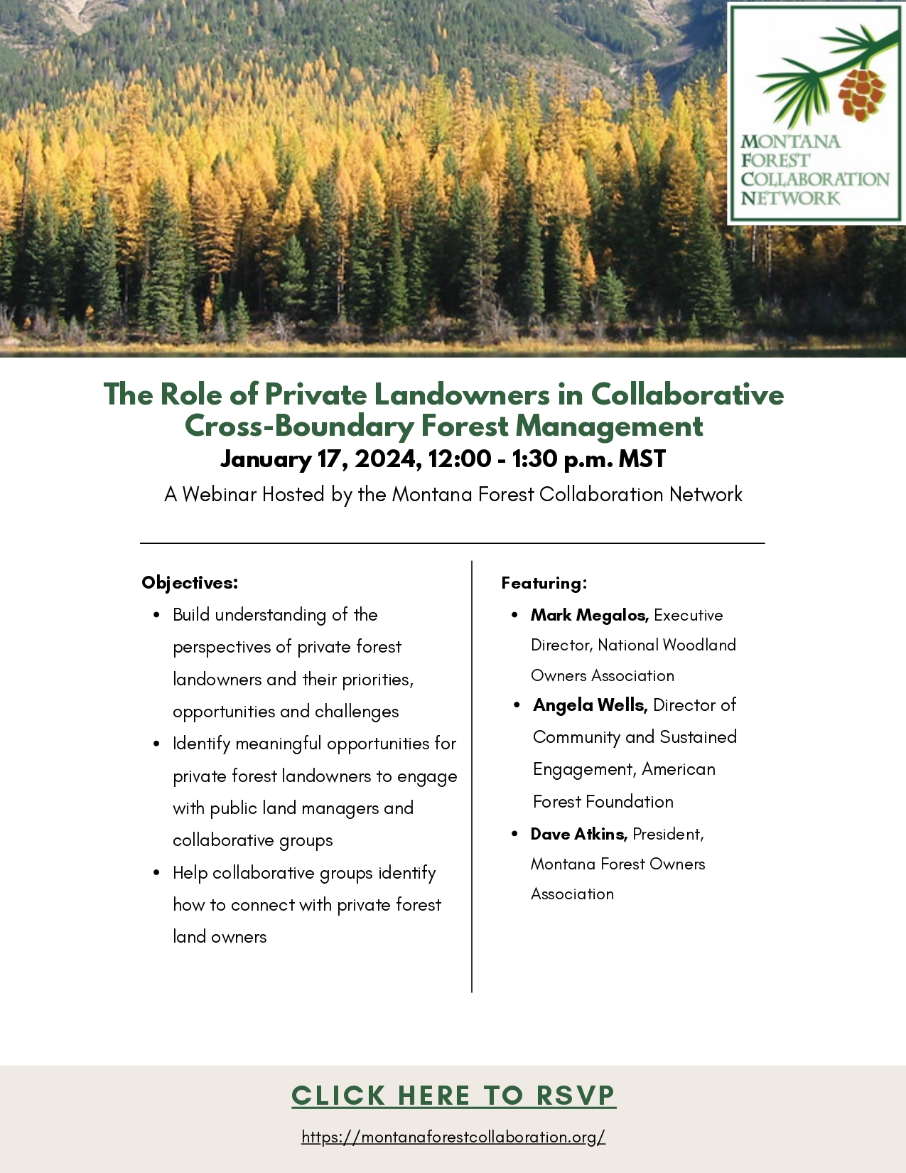 Webinars – Montana Forest Collaboration Network
